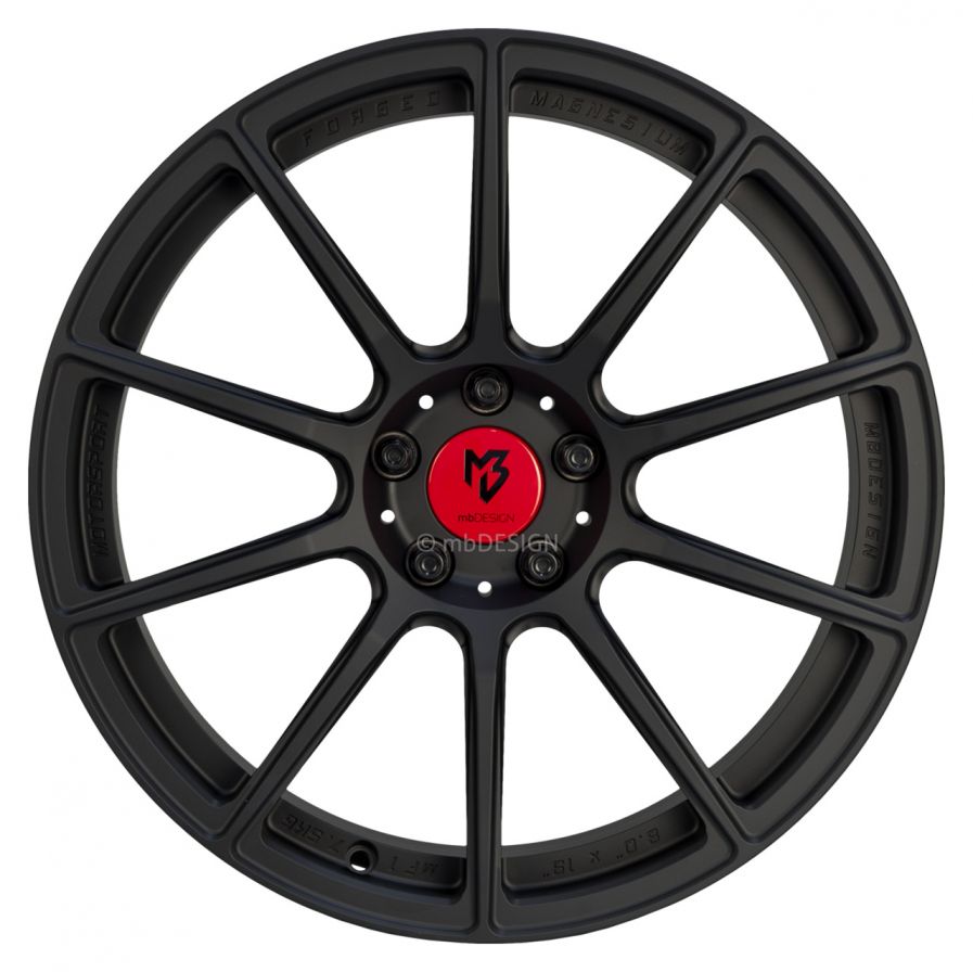 mbDESIGN - MF1 Schwarz stumpfmatt (19x9) - Felgenhelden.de ...