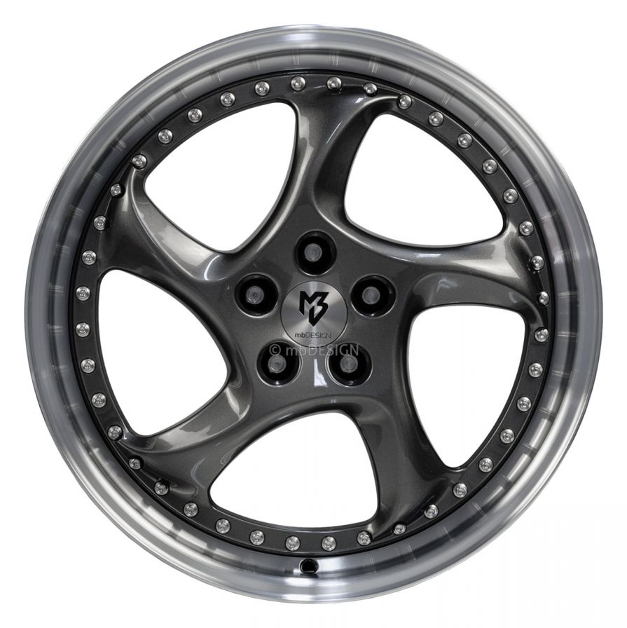 mbDESIGN - TURBO S Glanzgrau poliert (19x9) - Felgenhelden.de ...