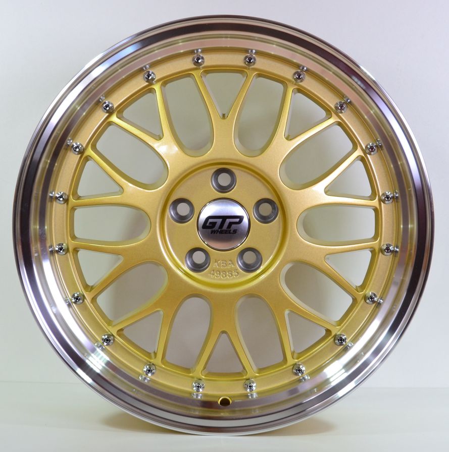 GTP Wheels - GTP 020 Gold poliert (17x7.5) - Felgenhelden.de ...